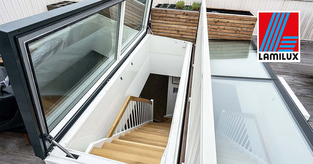 Unsere Flachdach Ausstieg Komfort Reihe | LAMILUX